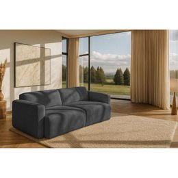OTTO home 3-Sitzer &raquo;Myrland&laquo; Breite 230 cm, Chenille, Easy Clean Stoff, mit Kaltschaum grau 100% PES B/H/T: 230cm x 72cm x 99cm, Chenille