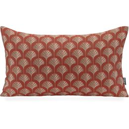 HOCK Dekokissen &raquo;Erny&laquo; Sofakissen inkl. F&uuml;llung, 50x50cm, Dekokissen, Gingko-Muster Obermaterial: 100% Polyester. F&uuml;llung: 100% Polyester B/L: 50cm x 30cm,