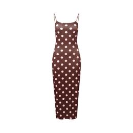 CLOUD 5IVE Damen A-Linien-Kleid "CLOUD 5IVE Maxi Dress", braun, Gr. XS, 95% Polyester, 5% Elasthan, Kleider