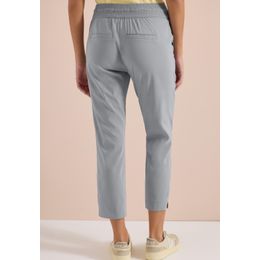 Cecil Damen Jerseyhose "Style Tracey"obelisk grau (l&auml;nge 26), Gr. XXL, unifarben, Web, Obermaterial: 66% Baumwolle, 30% Polyester, 4% Elasthan,