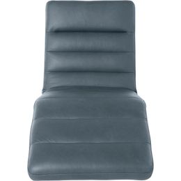 W.Schillig Relaxliege &raquo;daily dreams&laquo; Funktionsliege wahlweise mit Motor, Gestell matt, Breite 75 cm blau Longlife Xtra-Leder Z59: Glattleder mit 
