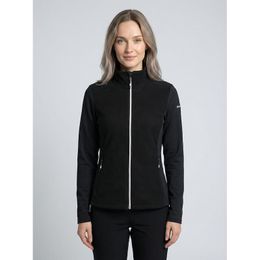 Icepeak Damen Fleecejacke &raquo;Icepeak ETTENHEIM&laquo; mit Rei&szlig;verschluss, atmungsaktives Material, w&auml;rmende Fleecequalit&auml;t schwarz XXL