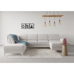 Sit & More sit&more Wohnlandschaft &raquo;Sinatra U-Form&laquo; optional mit Kopfteilverstellung und Armteilfunktion etc. silber 98% Polyester, 2% Polyamid B/H/T: 326cm x 