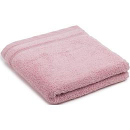 G&ouml;zze Handt&uuml;cher &raquo;Monaco&laquo; im Set, Uni Farben, mit gewellter Bord&uuml;re, reine Baumwolle rosa Walkfrottier, Obermaterial: 100% Baumwolle B/L: 50cmx100cm, 2 Stk.