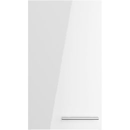 Optifit H&auml;ngeschrank &raquo;Klara&laquo; Breite 40 cm wei&szlig; Holzwerkstoff wei&szlig;, B/H/T: 40cm x 70,4cm x 34,9cm, T&uuml;ren: 1 Stk.
