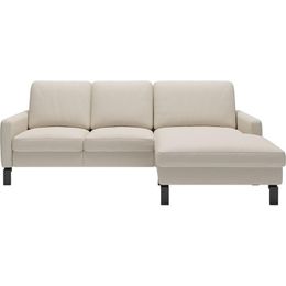 Home Affaire Ecksofa &raquo;Lecce, L-Form, Federkernpolsterung, Breite 224 cm&laquo; inkl. saugroboterfreundliche H&ouml;he & schmale Armlehnen 100% Leder B/H/T: 224cm