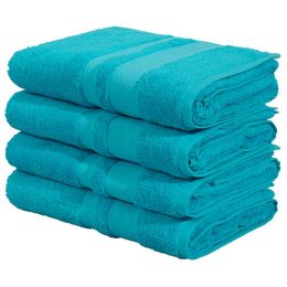 OTTO home Duscht&uuml;cher &raquo;Vanessa, 4 Duscht&uuml;cher, 70x140cm, in Standard- und Premium-Qualit&auml;t&laquo; Handt&uuml;cher mit Bord&uuml;re, 100% Baumwolle, einfarbig, weich 