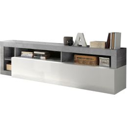 Home Affaire Lowboard &raquo;Hamburg, TV-Bank&laquo; Breite 210 cm wei&szlig; B/H/T: 210cm x 58cm x 42cm