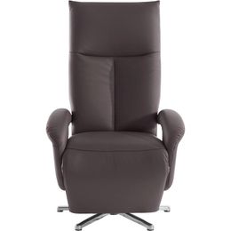 Sit & More sit&more TV-Sessel &raquo;Tycoon mit Kopfteilverstellung und 360&deg; Drehfunktion&laquo; wahlweise manuell oder elektrischer Funktion, auch mit Akku (kabellos) braun
