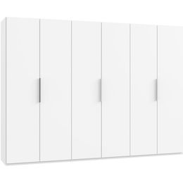 wimex Kleiderschrank &raquo;Level by fresh to go&laquo; ohne Schubladen wei&szlig; B/H/T: 300cm x 216cm x 58cm, T&uuml;ren: 6 Stk.