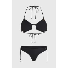 O`Neill O'NEILL Damen Triangel-Bikini "MADRID JENSEN BIKINI SET", schwarz, Gr. 36, Obermaterial: 85% Polyamid, 15% Elasthan, Bikini-Sets, mit frech
