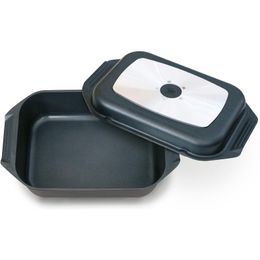 ELO Br&auml;ter &raquo;Karree Rechteckbr&auml;ter 42x26cm&laquo; 1 Stk. tlg. Aluminiumguss schwarz 7 l + &Oslash; 42cm + H&ouml;he 12,2cm