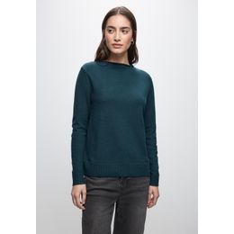 Street One Damen Strickpullover, gr&uuml;n, Gr. 36, unifarben, Stoff, 33% Polyester, 31% Polyacryl, 24% Baumwolle, 12% Polyamid, Pullover, mit