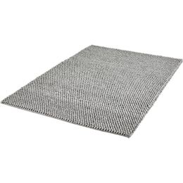 Obsession Teppich &raquo;My Loft 580&laquo; rechteckig 23 mm H&ouml;he Handweb Teppich, Obermaterial: 50% Wolle, 50% Viskose, handgewebt silber Viskose, Wolle B : 160cm 1 Stk., 