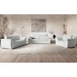 COTTA Polstergarnitur &raquo;Leandra&laquo; Set bestehend aus: 2-Sitzer & 2,5-Sitzer Kunstleder SOFTLUX