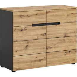 Home Affaire Kommode &raquo;REHAT, TOPSELLER!, Breite 100cm, 2 T&uuml;ren, 2 Schubk&auml;sten, 4 F&auml;cher&laquo; in verschiedenen Farben erh&auml;ltlich, Schuhschrank, 