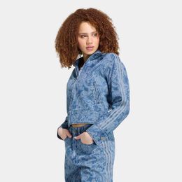 Damen Outdoorjacke "FB TT D", blau, Gr. M, adidas originals, Obermaterial: 100% Baumwolle, Jacken