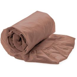 Spannbettlaken &raquo;Yellow Spannbetttuch Percale&laquo; Spannbetttuch aus 100% Baumwolle, Hochwertige Perkal, Gummizug rundum rosa Perkal, Obermaterial: 100% 