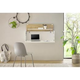 Home Affaire Wandsekret&auml;r &raquo;CiTY/GiRON&laquo; zeitlos modern, wohnliches Home Office, Breite 100 cm wei&szlig; B/H/T: 96cm x 35cm x 55cm, klappbar