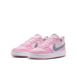 Nike Sportswear M&auml;dchen Sneaker "Court Borough Low Recraft (GS)", Gr. 35,5, pink, Synthetik, Textil, Schuhe, Design auf den Spuren des Air Force 1