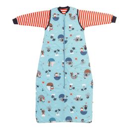 SCHLUMMERSACK Baby Babyschlafsack "Schlafsack ohne F&uuml;&szlig;en 2.5 Tog", blau, Gr. 110, Obermaterial: 100% Baumwolle CO., Schlafs&auml;cke