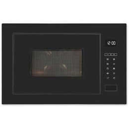 Exquisit Einbau-Mikrowelle &raquo;EMW25-G-020&laquo; Grill Mikrowelle 1450 W 2-in-1 Ger&auml;t: Aufw&auml;rmen oder Grillen &ndash; Genuss im Handumdrehen schwarz Einheitsgr&ouml;&szlig;e 