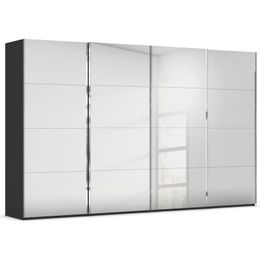 Rauch Schwebet&uuml;renschrank &raquo;Kleiderschrank Schrank Garderobe Schlafzimmerschrank SCALE-FYRA&laquo; edle viergeteilte T&uuml;ren, Spiegelfront und viele Farben 