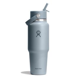 Hydro Flask Trinkflasche &raquo;32 OZ Wide Flex Straw Travel Bottle Cap, 946 ml&laquo; Geeignet f&uuml;r alle Wide Mouth Kappen und Deckel blau Edelstahl 946ml