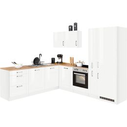 KOCHSTATION Winkelk&uuml;che &raquo;KS-Tinnum&laquo; ohne E-Ger&auml;te, Stellbreite 240/270 cm wei&szlig; B/H/T: 240cm x 270cm