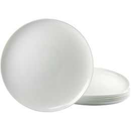 Luminarc Pizzateller &raquo;Essteller&laquo; Teller Set f&uuml;r 6 Personen, wei&szlig;, Glas wei&szlig; Glas 32cm