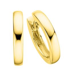 Bruno Banani Damen Paar Creolen &raquo;Schmuck Geschenk Silber 925 Ohrschmuck Ohrringe&laquo; gold 17mm, Silber 925 (Sterlingsilber)
