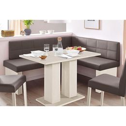massivline&more Eckbank &raquo;Anna 2&laquo; Breite 169 cm braun Holzwerkstoff, Kunstleder B/H/T: 130cm x 83cm x 169cm, Kunstleder, langer Schenkel links