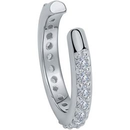 Firetti Damen Ohrklemme &raquo;Schmuck Geschenk, Ohrring, Silber 925&laquo; mit Zirkonia (synth.) silber 12mm, Silber 925 (Sterlingsilber)