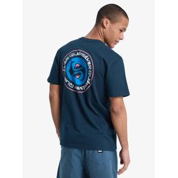 Quiksilver Herren T-Shirt "EV DUALITY SHORT SLEEVE"schwarz navy, Gr. S, Obermaterial: 100% Baumwolle, Shirts, Kurzarm-Design, aus Baumwolle,