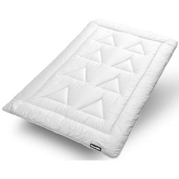 Dunlopillo Baumwollbettdecke &raquo;Life, Bettdecken f&uuml;r Sommer und Winter&laquo; leicht F&uuml;llung Polyester 1 Stk. tlg. Bettdecke 135x200 cm, 155x220 cm, Aqua-Clean-Gewebe, 
