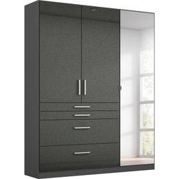 Rauch Dreht&uuml;renschrank &raquo;Kleiderschrank Schrank Garderobe Garderobenschrank HOMBURG&laquo; mit Spiegel, oberer Schubkasten mit Einteilung MADE IN GERMANY 