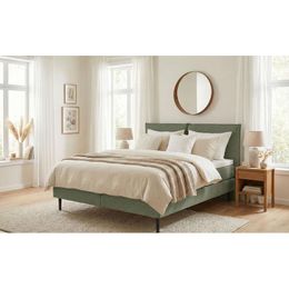 LeGer Home by Lena Gercke Bett &raquo;ERIK Boxbett mit Bonnell-/Taschen-Federkernmatratze, Breite 160/180cm&laquo; wahlweise H&auml;rtegrad der Matratze H2/H3/H4, 