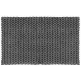 Pad Fu&szlig;matte &raquo;UNI, Schmutzfangmatte&laquo; rechteckig 15 mm H&ouml;he handgewebt, Uni Farben, In- und Outdoor geeignet, auch als L&auml;ufer grau Kunstfaser B : 72cm 