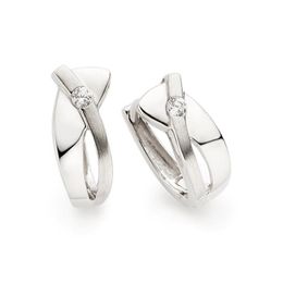 Bruno Banani Damen Paar Creolen &raquo;Schmuck Geschenk Silber 925 Ohrschmuck Ohrringe&laquo; mit Zirkonia (synth.) bunt Silber 925 (Sterlingsilber)