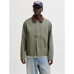 Jack & Jones Jack & Jones Damen Kurzjacke &raquo;JJEGRAHAM WORKER JACKET SN&laquo; mit Fly-Away-Kragen XS