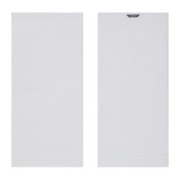 Egeria Badetuch &raquo;Prestige&laquo; Uni Programm mit Streifenbord&uuml;re, SUPIMA Baumwolle wei&szlig; Walkfrottee, Obermaterial: 100% Baumwolle B/L: 75cmx160cm, 1 Stk., 