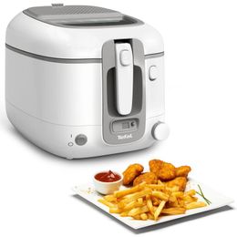 Tefal Fritteuse &raquo;Super Uno&laquo; 1800 W Fassungsverm&ouml;gen 2,2 l Kapazit&auml;t 2,2 l &Ouml;l / 1,5 kg Frittiergut, sp&uuml;lmaschinengeeignet grau Einheitsgr&ouml;&szlig;e Fritteuse