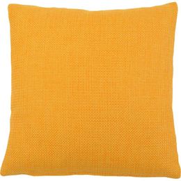 G&ouml;zze Dekokissen &raquo;Dallas&laquo; in vielen Farben gelb Obermaterial: 100% Polyester B/L: 50cm x 50cm, 2 Stk.