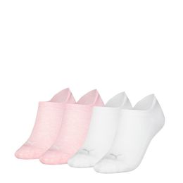Puma Damen Puma Sneakersocken &raquo;Puma WOMEN CUSHIONED SNEAKER 4P&laquo; 4er-Pack, mit speziellen Ventilationszonen pink 39-42