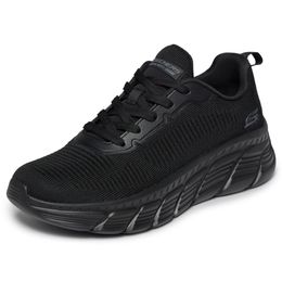 Skechers Damen Sneaker "BOBS B FLEX HI-FLYING HI", Gr. 38, schwarz, Textil, Schuhe, Trainingsschuh, Schn&uuml;rschuh, Freizeitschuh in veganer Verarbeitung
