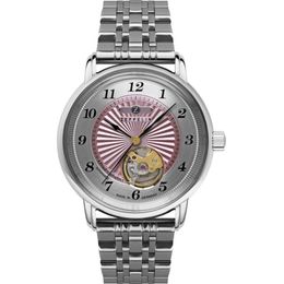Zeppelin Damen Automatikuhr "Friedrichshafen", silber, Armbanduhren, Armbanduhr, Damenuhr, Made in Germany, Mechanische Uhr