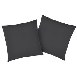Kissenbez&uuml;ge OTTO HOME, B:50cm L:50cm, grau, Renforc&eacute;, Renforc&eacute;, Kinderzimmer, Kissenbez&uuml;ge, "Luisa", aus 100% Baumwolle, mit Rei&szlig;verschluss,