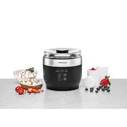 Rommelsbacher Joghurtbereiter &raquo;JG 80&laquo; 2 Portionsbeh&auml;lter je 125 ml schwarz Einheitsgr&ouml;&szlig;e