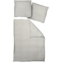 Adam Bettw&auml;sche &raquo;Argentinian Criolla light&laquo; 2 Stk. aus 100 % Bio-Baumwolle, 2 teilig - Bettw&auml;sche Set silber Renforc&eacute;, Obermaterial: 100% Baumwolle B/L: 