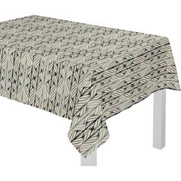 Adam Tischdecke &raquo;Wave&laquo; aus Leinen und Bio-Baumwolle beige Bio-Baumwolle, Leinen B/L: 250cm x 145cm, 1 Stk., rechteckig